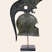 Cretan Helmet Pegasus Griffin Real Size Helmet Solid Bronze Ancient ...