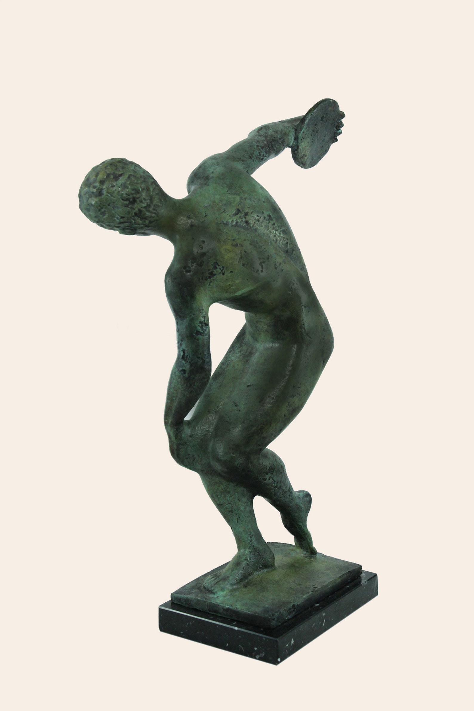 Discobolus of Myron Ancient Greek Disc Thrower Olympic Games | Etsy