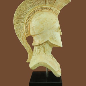 Leonidas King of Sparta Ancient Greek Sculpture Plaster Cast Head of ...