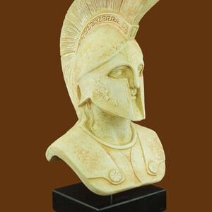 Leonidas King of Sparta Ancient Greek Sculpture Plaster Cast Head of ...