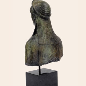 Korai Acropolis Statue, Female Greek Athene Statue, Solid Bronze Greek ...