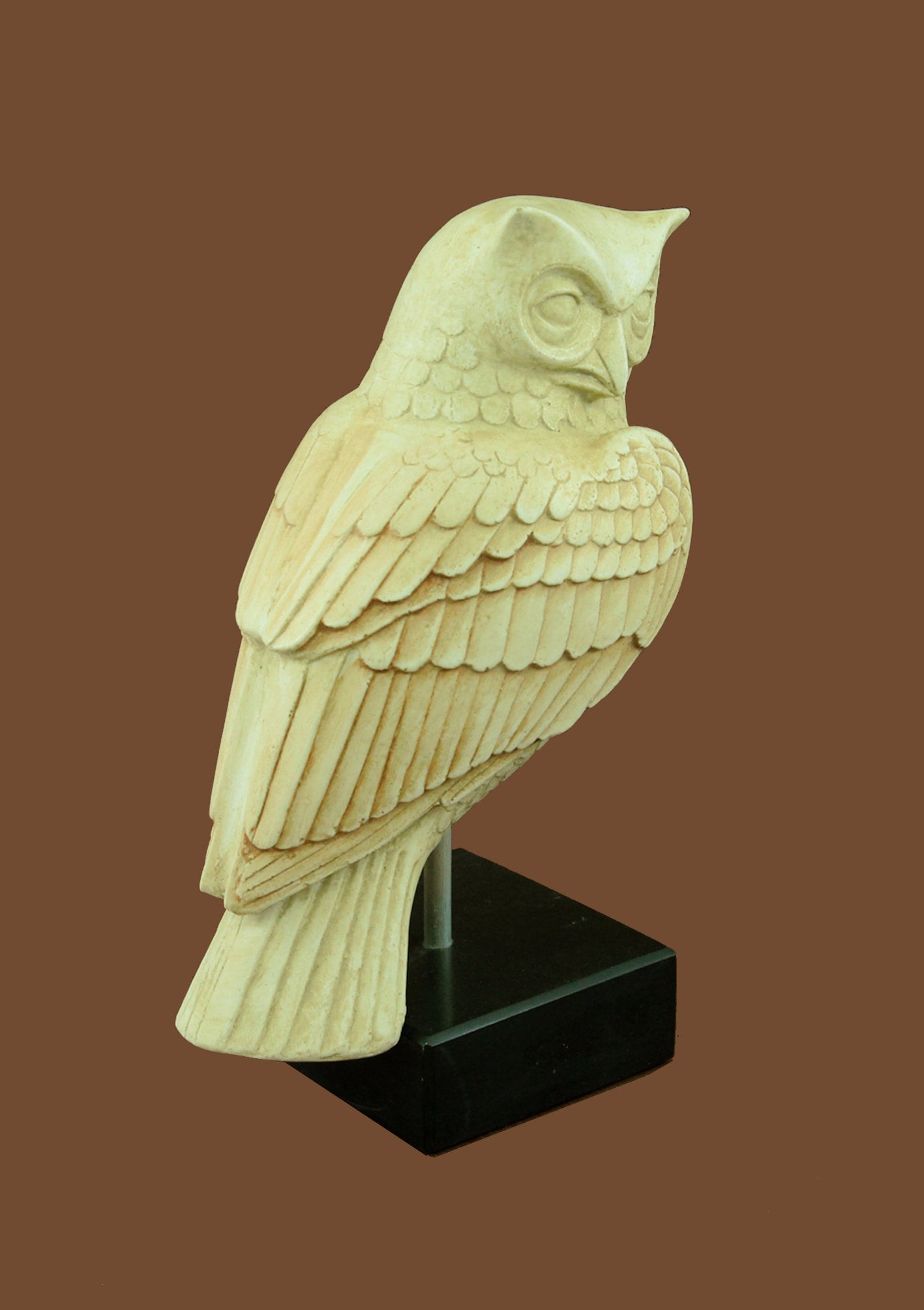 Owl of Goddess Athena Symbol Greek Bird of Wisdom Sculpture | Etsy