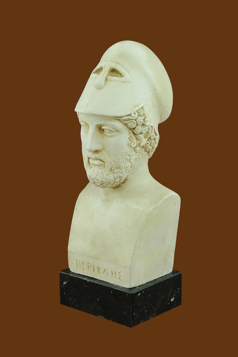 Pericles Bust Ancient Greek Famous Statesman Golden Age of | Etsy