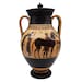 Greek Pottery Amphora of Exekias Black Figure Vase Achilles - Etsy