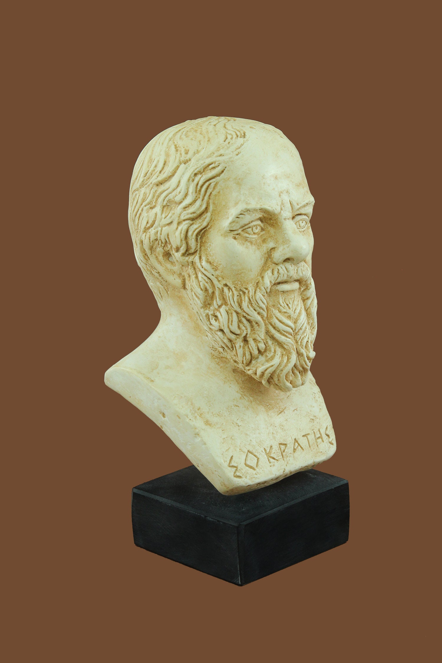 Socrates Head Sculpture Greek Socrates Head Bust Museum | Etsy UK