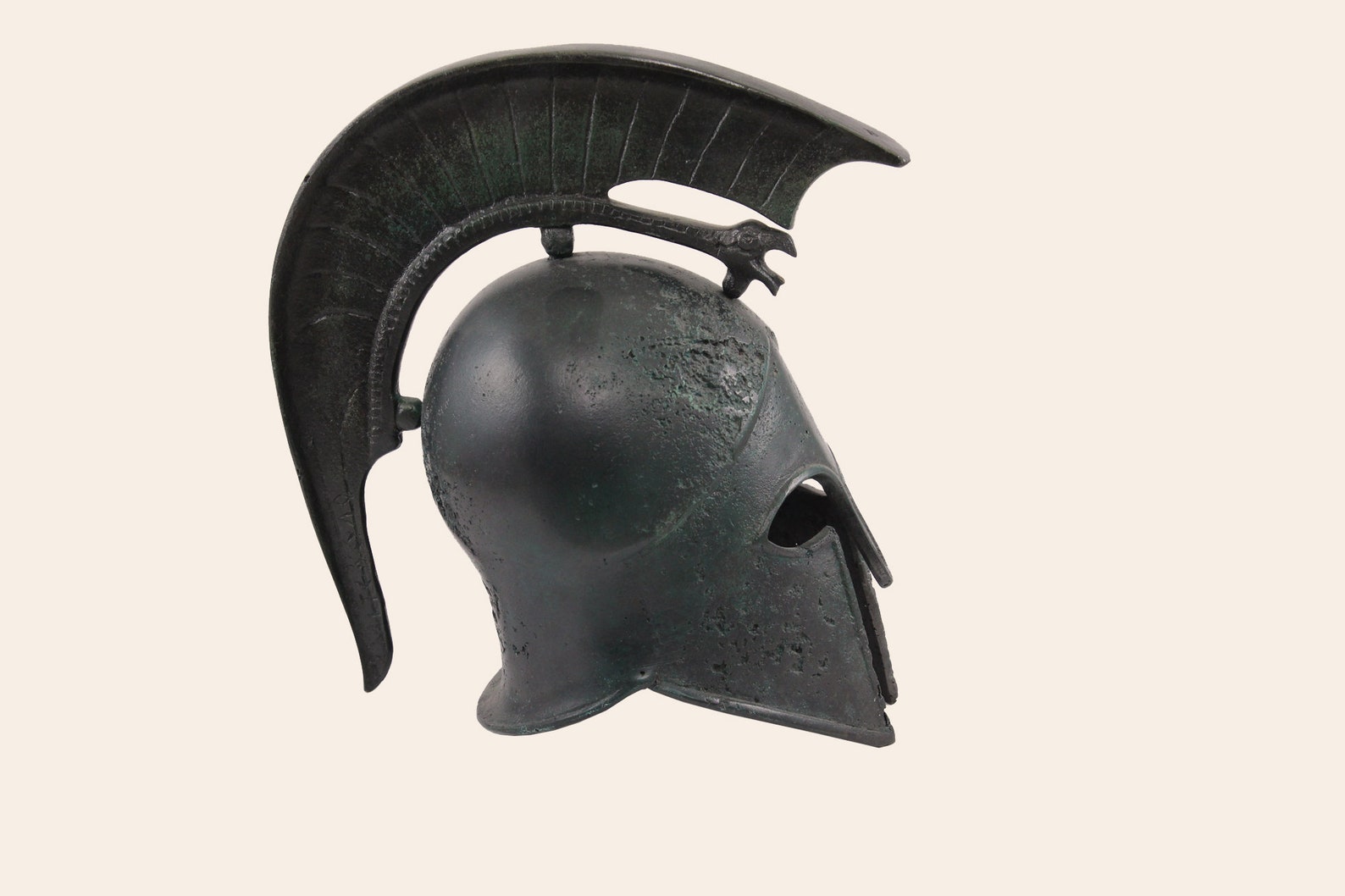 Snake Crested Greek Helmet Quality Museum Replica Corinthian - Etsy