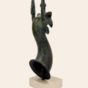 Griffin Bird Head Statue, Greek Mythology Creature Solid Bronze Statue ...