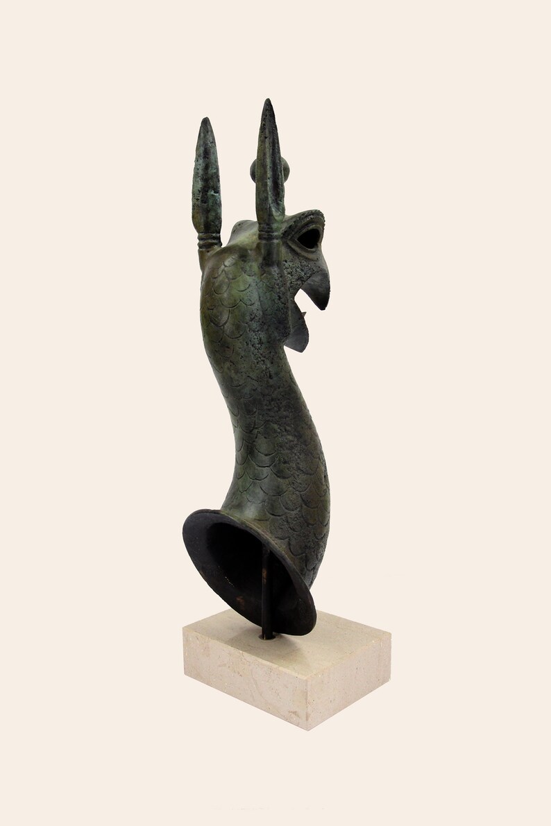 Griffin Bird Head Statue Greek Mythology Creature Solid - Etsy