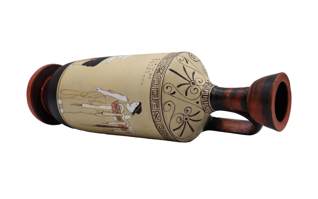 Greek Pottery, Lekythos Vase, Ancient Greek Art, Ceramic Vases ...