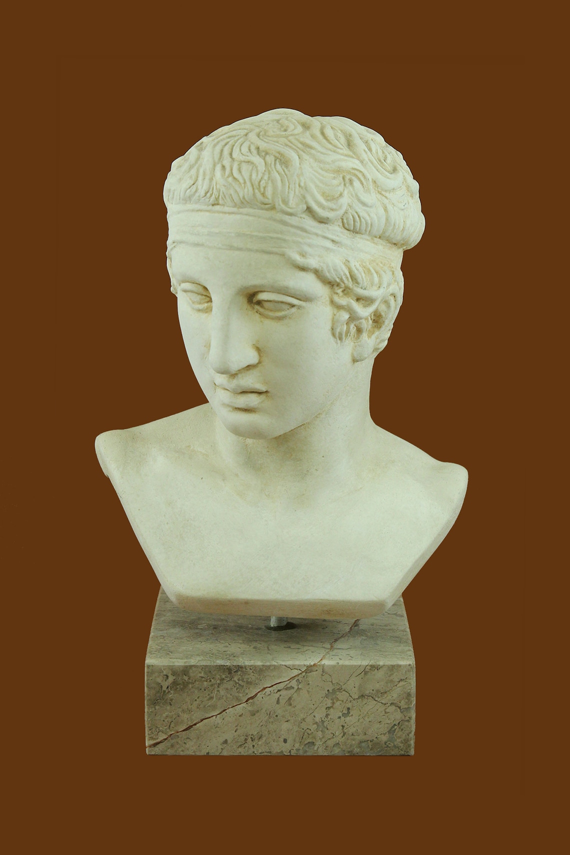 Head of Diadumenos of Polyclitus Masterpiece of Ancient Greek Sculpture ...