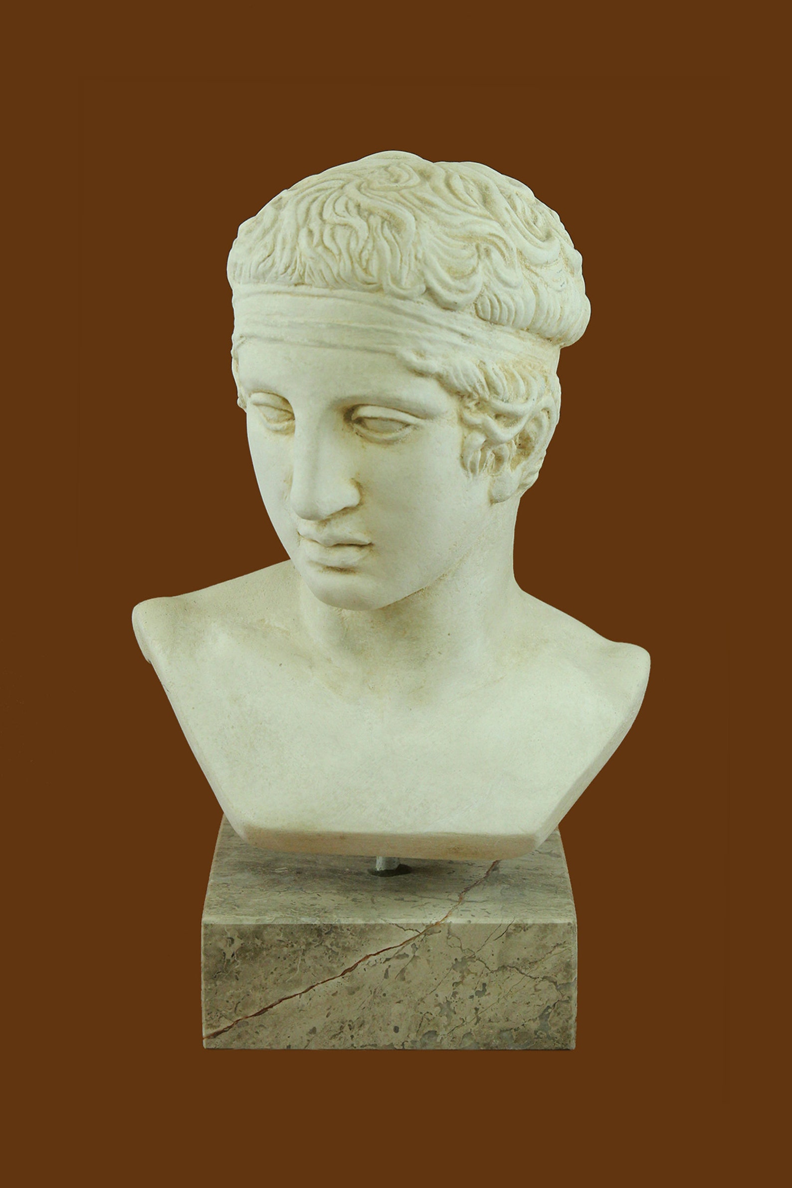 Head of Diadumenos of Polyclitus Masterpiece of Ancient Greek Sculpture ...