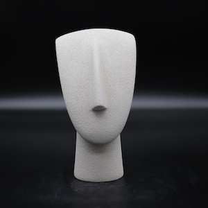 Porestone Idol Head Statue, Cycladic Museum Replica Figurine, Art ...