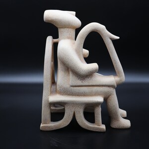 Cycladic Harpist Statue, Ancient Greek Music Art Inspired Large ...