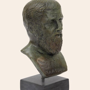 Plato Bust Statue, Greek Philosopher and Thinker Solid Bronze Statue ...