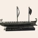 Trireme Bronze Ship Statue Table Top Display, Penteconter Ship ...