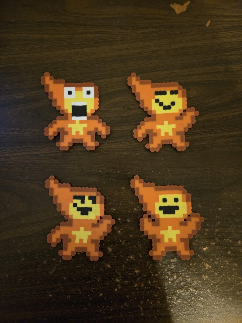 Undertale Heats Flamesman Perler Bead Sprite Set - Etsy