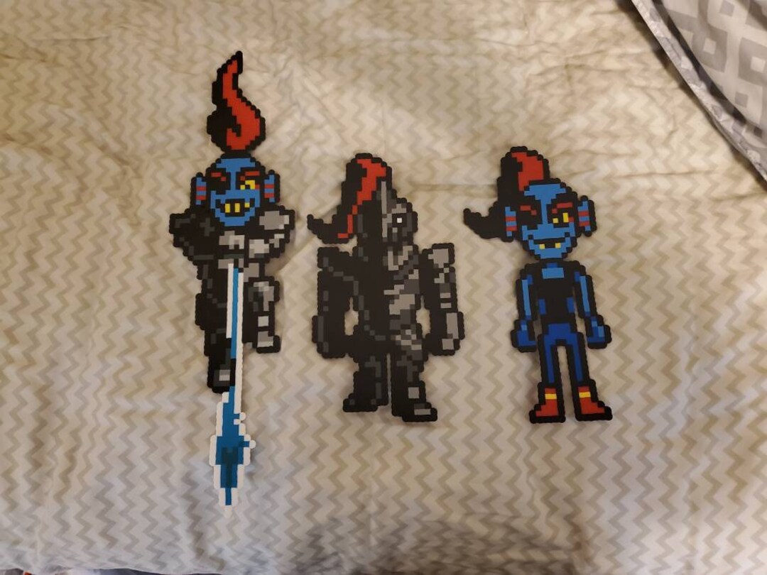 UNDERTALE Undyne Perler Bead Sprite Set - Etsy Österreich