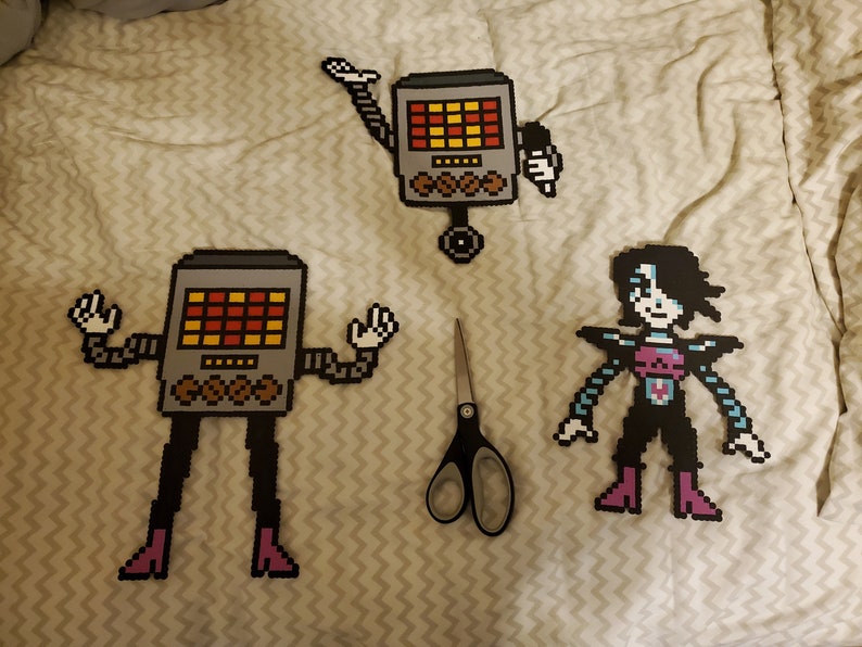 UNDERTALE Mettaton Perler Bead Sprite Set - Etsy