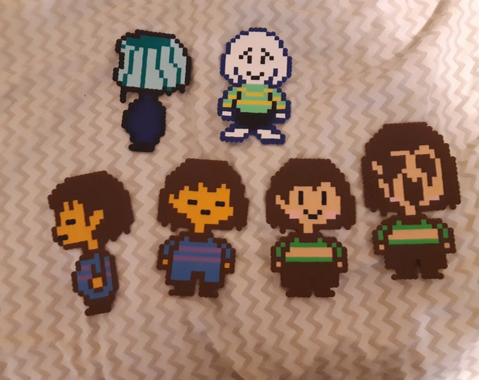 UNDERTALE Frisk, Chara, Asriel Sprite Set (+conveniently-shaped Lamp ...
