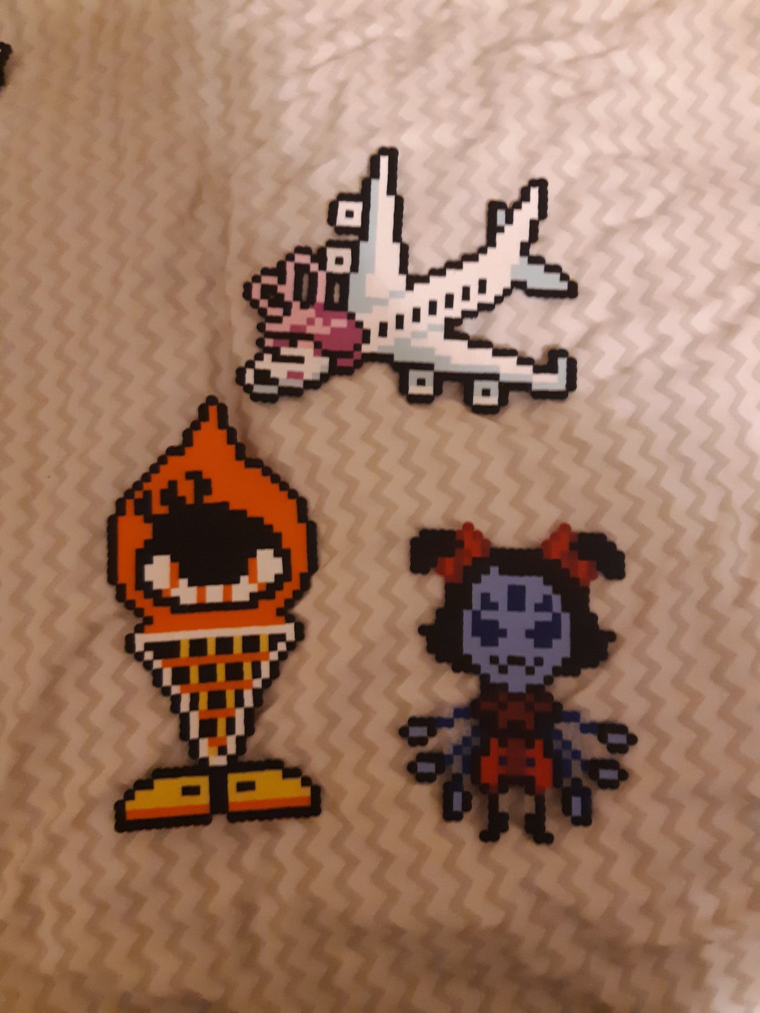 UNDERTALE Hotland NPC Perler Bead Sprites Set - Etsy Australia