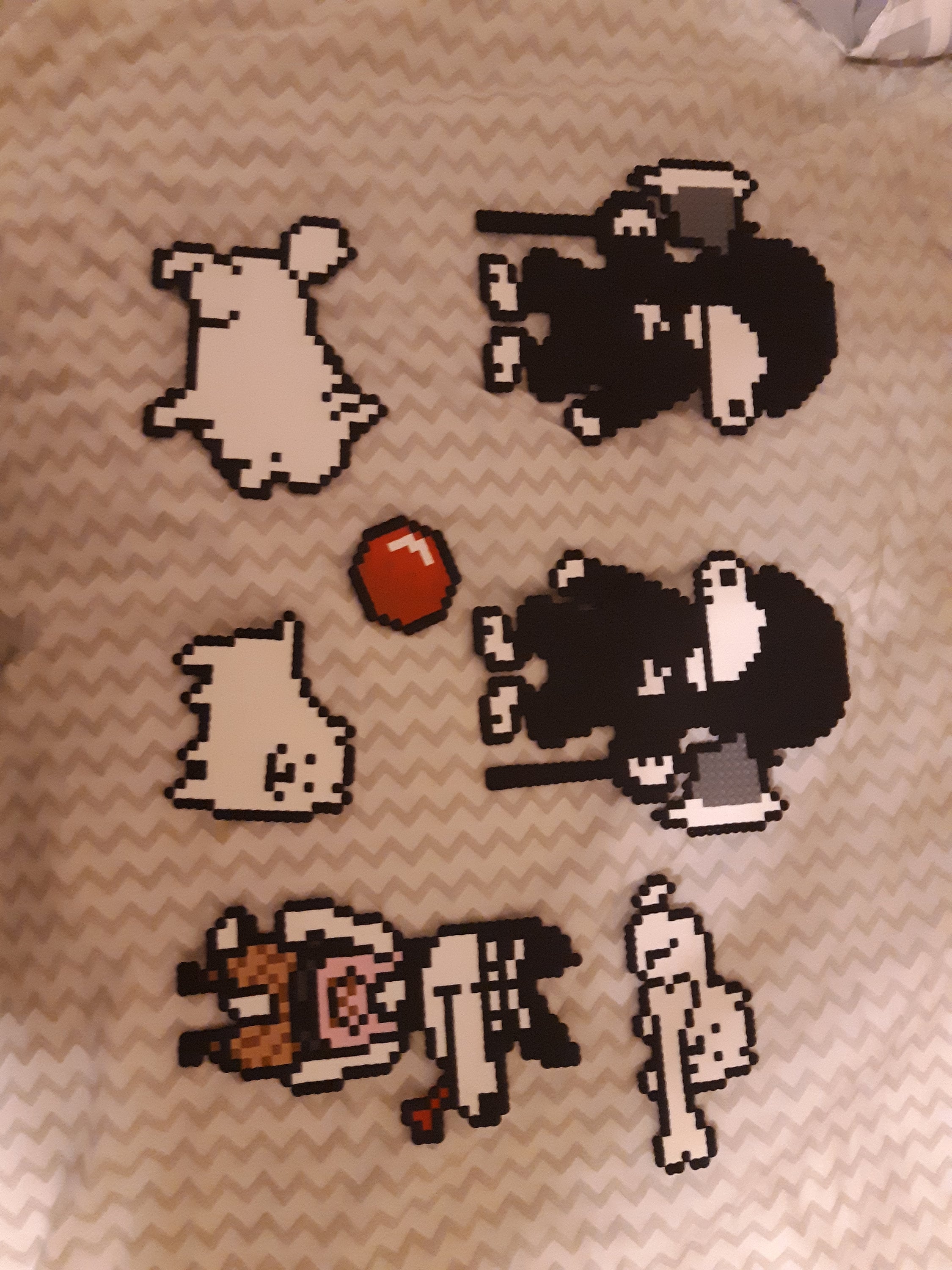 UNDERTALE Dog Perler Bead Sprite Set - Etsy UK