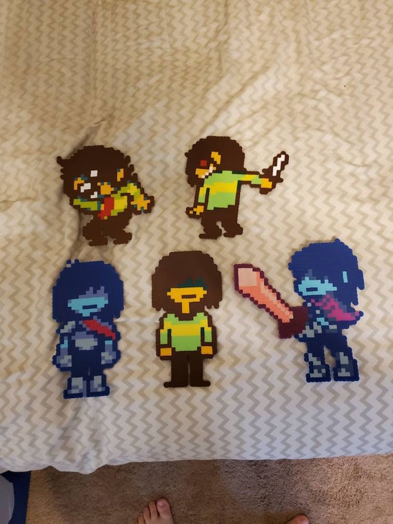 DELTARUNE Kris Perler Bead Sprite Set - Etsy Norway
