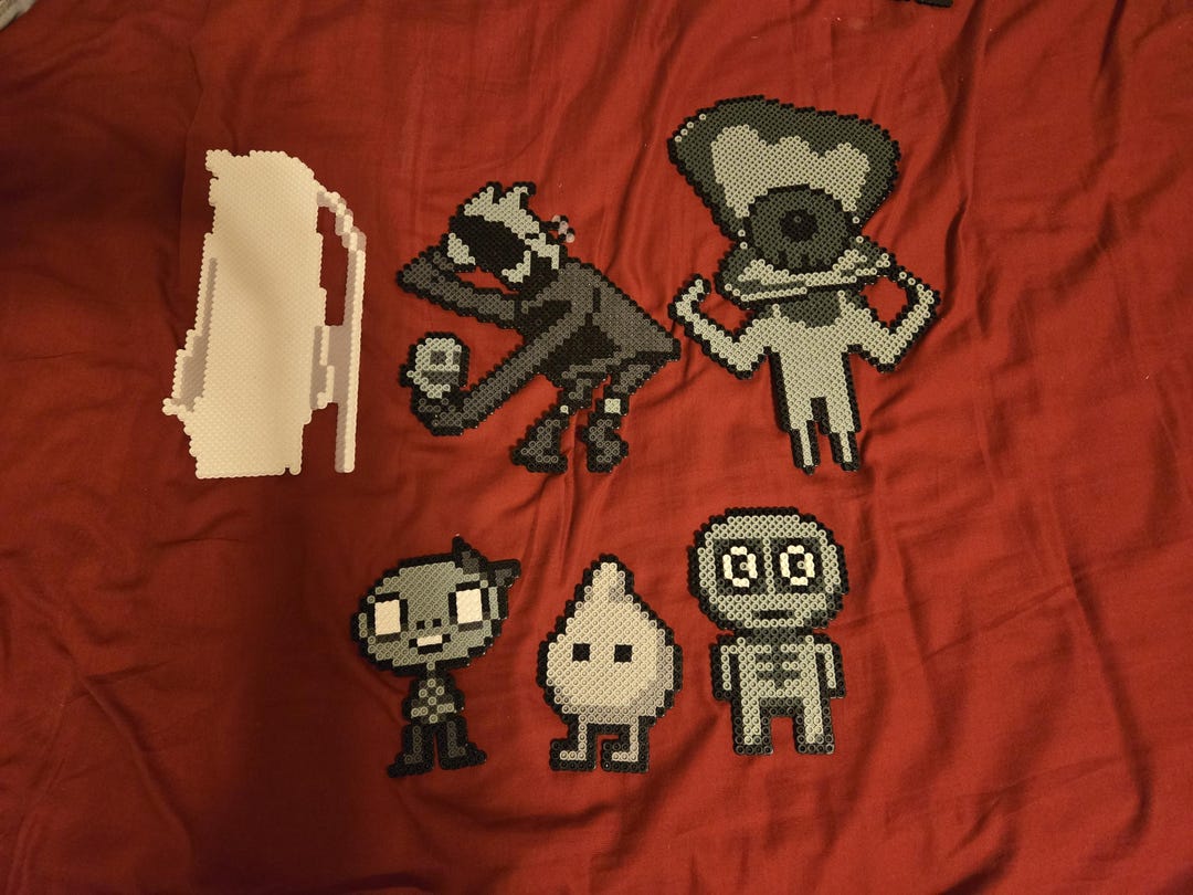 UNDERTALE Gaster Followers Perler Bead Sprite Set - Etsy