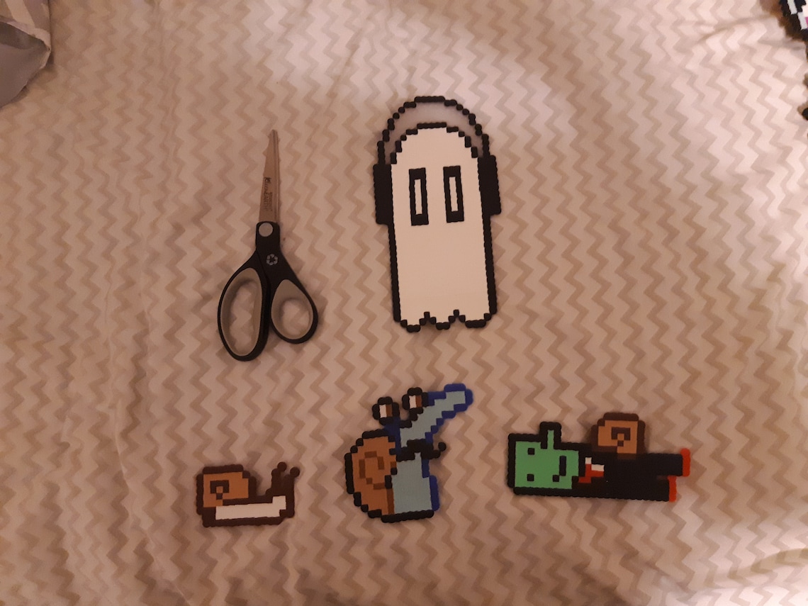 UNDERTALE Snail Sprite Set plus Napstablook - Etsy