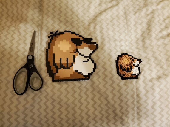Super Mario World Monty and Mega Mole Perler Bead Sprite Set | Etsy