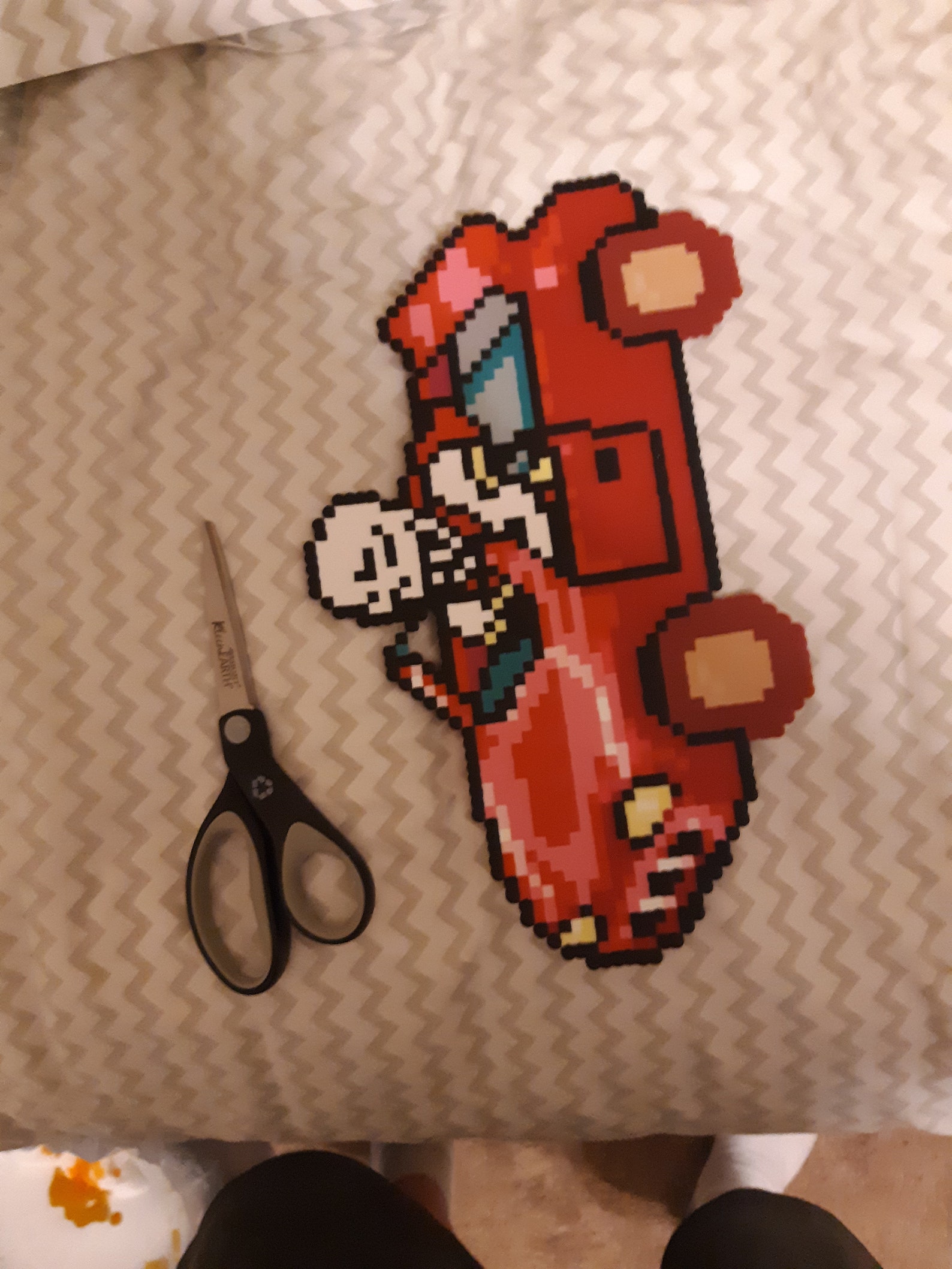 UNDERTALE Papyrus Car Perler Bead Sprite | Etsy