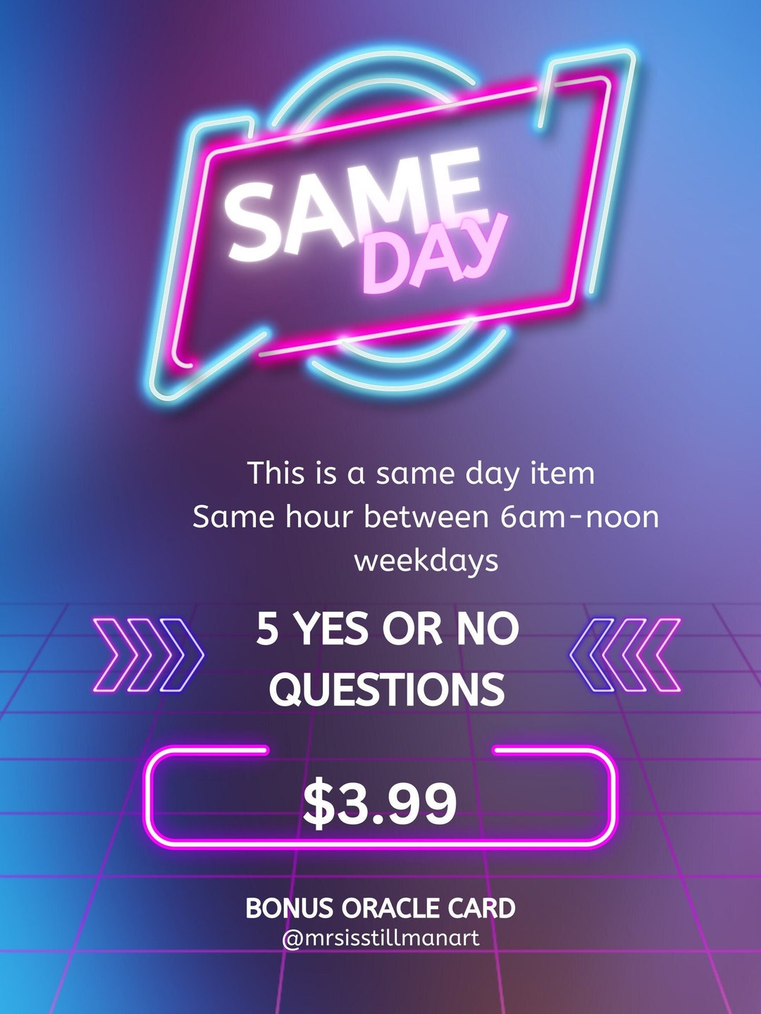 Same Day/ Same Hour Emergency 5 YES OR NO Detailed Questions With Cards ...