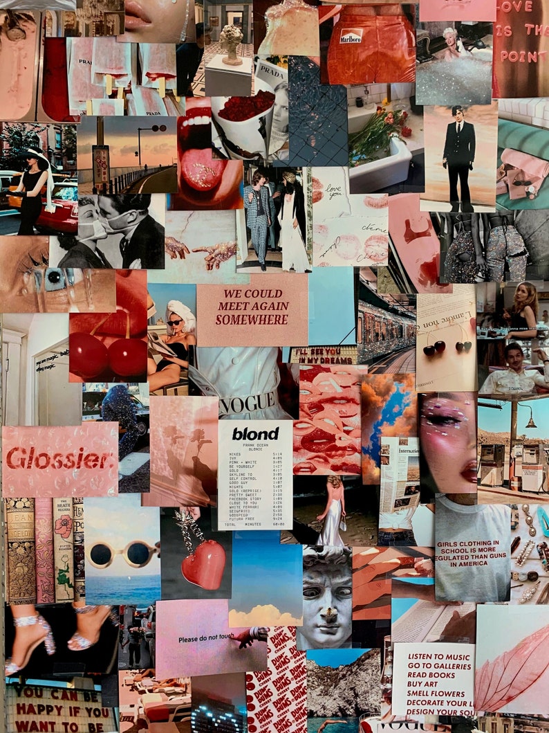 Soft Glam Aesthetic Collage Kit - Etsy Ireland