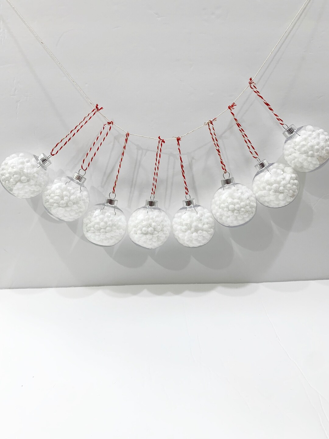 Snowball Ornaments, Christmas Tree Decor, Tiered Tray Decor ...