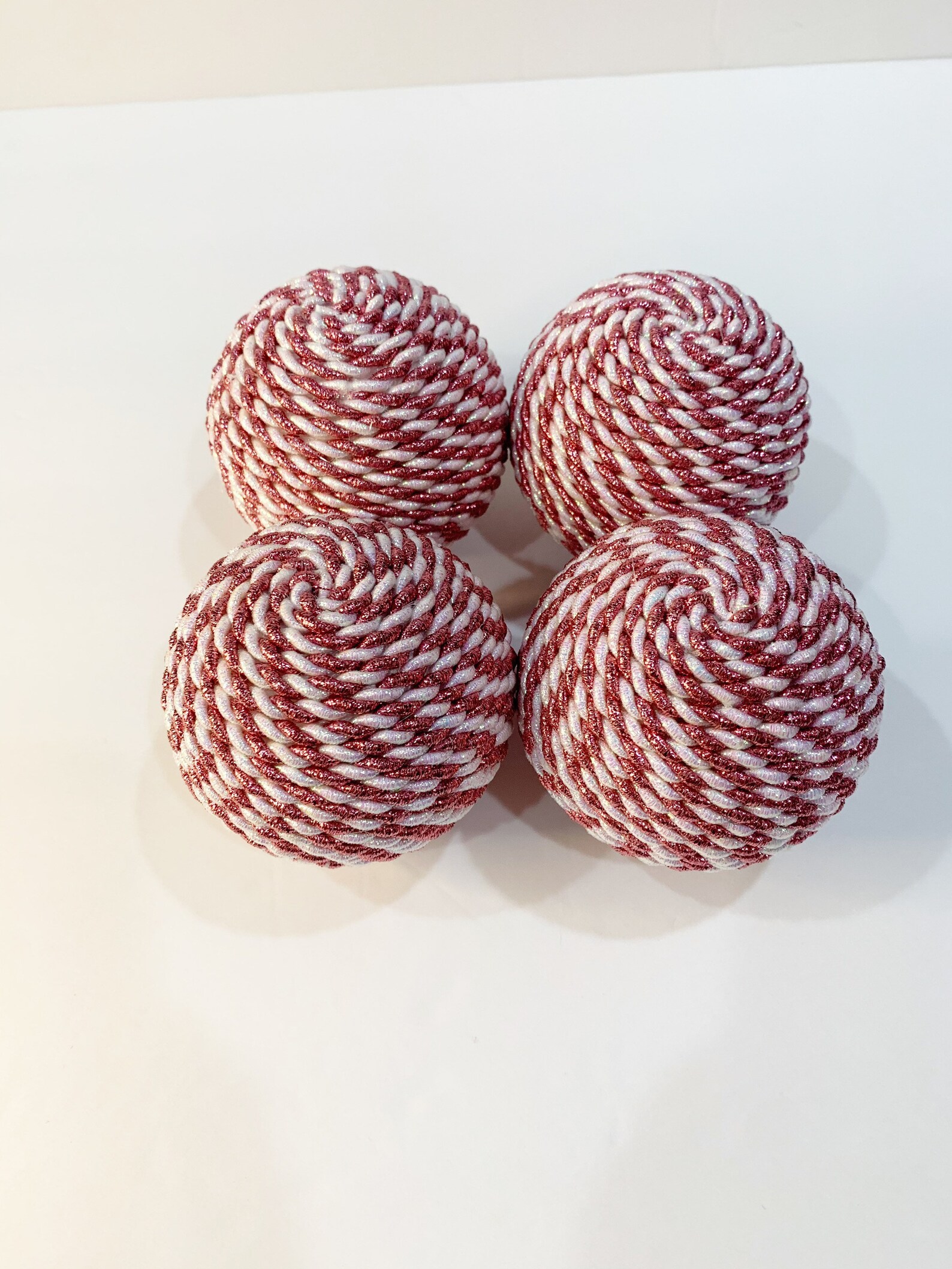 Decorative Rope Ornament Balls Christmas Decorations - Etsy