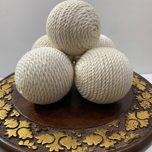 Natural Nautical Decorative Rope Ornament Balls, Wreath Attachments ...