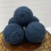 Navy Blue Decorative Yarn Ornament Balls Wreath Attachments - Etsy