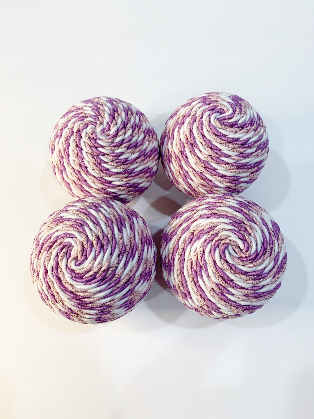 Easter Decorative Rope Balls, Dough Bowl Filler, Tiered Tray Decor ...