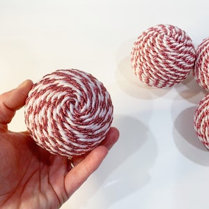 Decorative Rope Ornament Balls, Christmas Decorations, Valentine’s ...