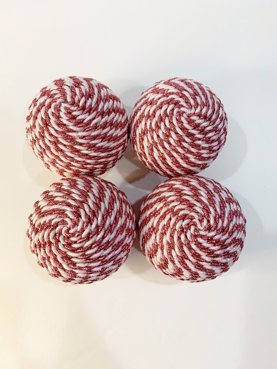 Decorative Rope Ornament Balls Christmas Decorations - Etsy