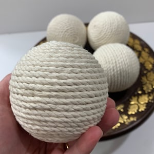 Natural Nautical Decorative Rope Ornament Balls, Wreath Attachments ...