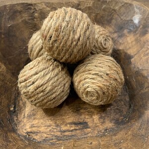 Mini Natural Rope, Decorative Rope Ornament Balls, Wreath Attachments ...