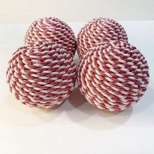 Decorative Rope Ornament Balls, Christmas Decorations, Valentine’s ...