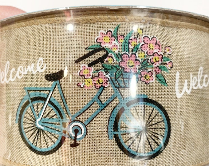 Spring Bicycle Welcome Ribbon, WIRED *50 Yard Roll 2.5 Inch, Members ...