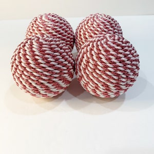 Decorative Rope Ornament Balls, Christmas Decorations, Valentine’s ...