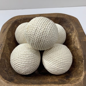 Natural Nautical Decorative Rope Ornament Balls, Wreath Attachments ...