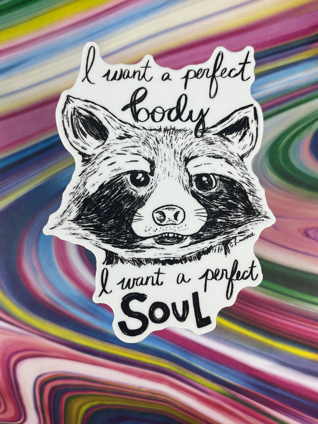 Creep Rocket Raccoon - 3.5” Sticker - Etsy
