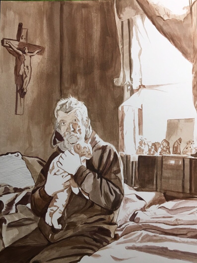 Original Acrylic Painting, Poverty, Emotional Artwork, Meaningful ...