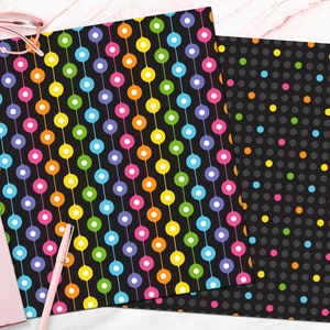 Rainbow Digital Paper Pack Commercial Use Scrapbook Paper - Etsy