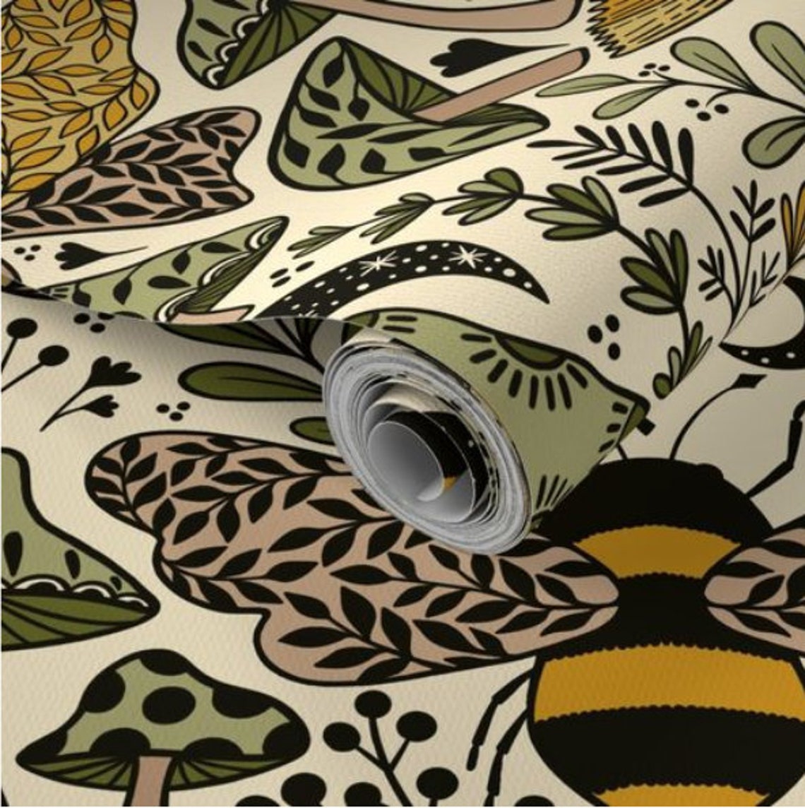 Natural Habitat Wallpaper | Peel and Stick | Removable Woven Wallpaper ...