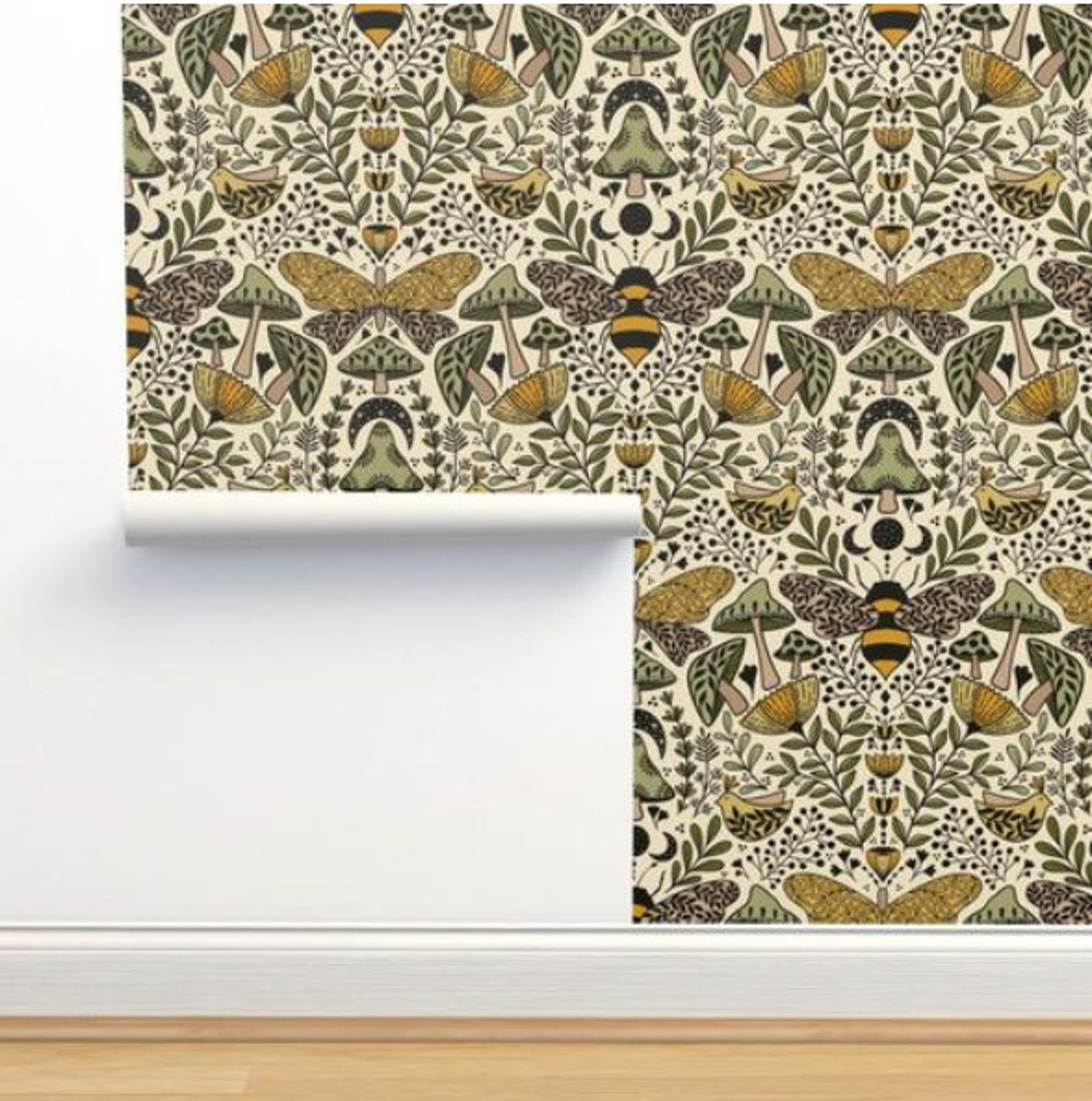 Natural Habitat Wallpaper | Peel and Stick | Removable Woven Wallpaper ...